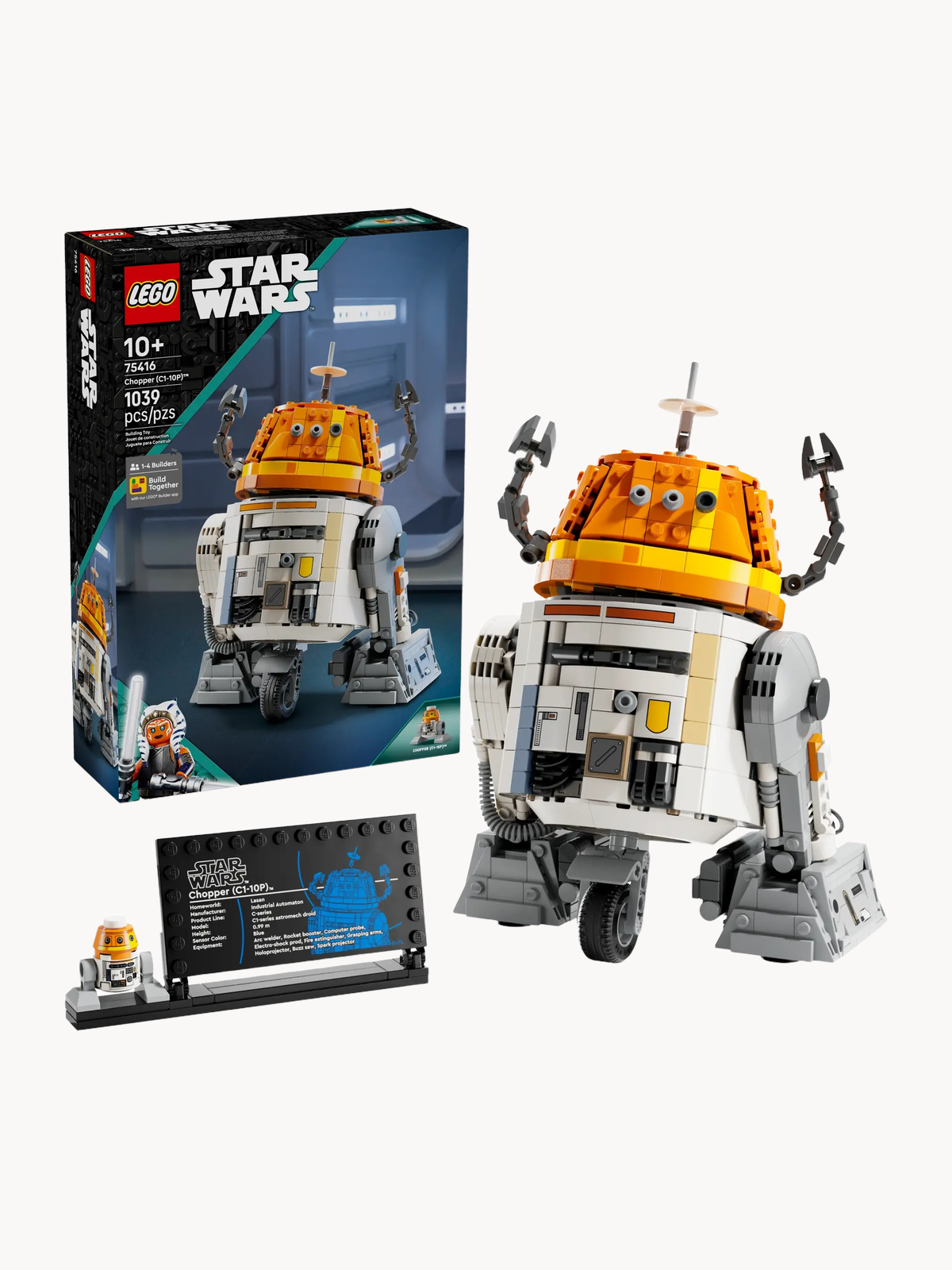 Конструктор LEGO Star Wars™ 75416 Астромеханический дроид Chopper (C1-10P), 1039 дет.