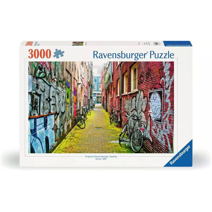 Пазл Ravensburger 3000 Уличное искусство в Амстердаме, арт.00807