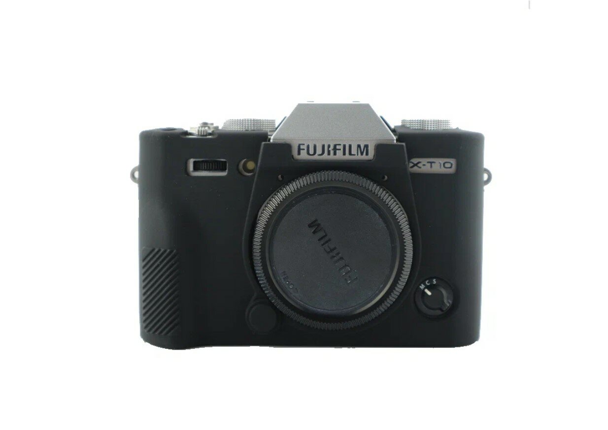Силиконовый противоударный чехол MyPads для фотоаппарата Fujifilm X-T20/ XT10/ XT20/ X-T10 ультра-тонкая черный