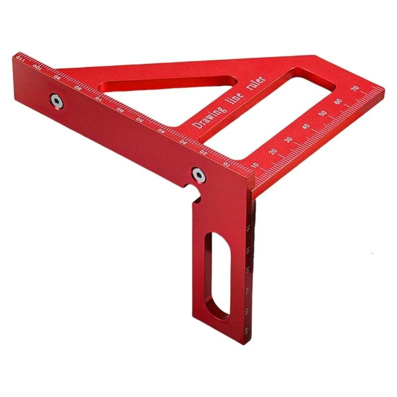Угольник треугольный 45 и 90 градусов для столярных работ, Красная метрика