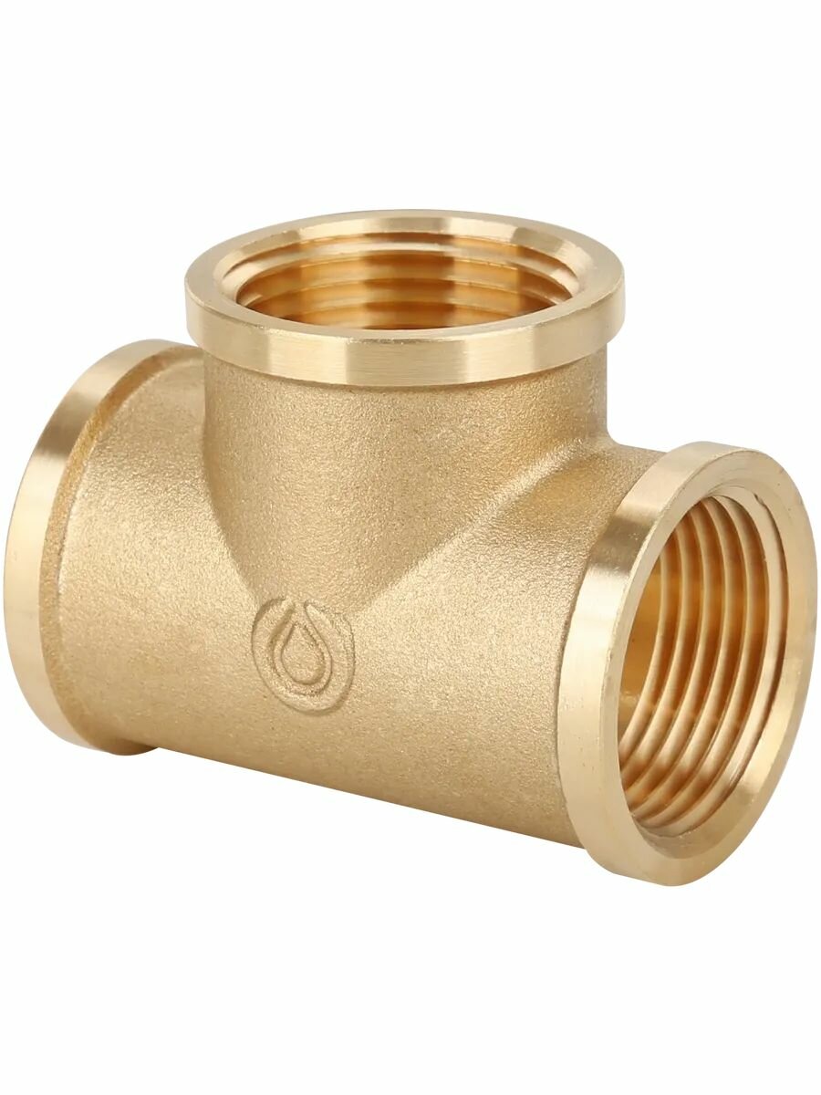 Тройник латунный 1" г/г/г Comisa SPR (Италия) 7708041 RF0250F10000