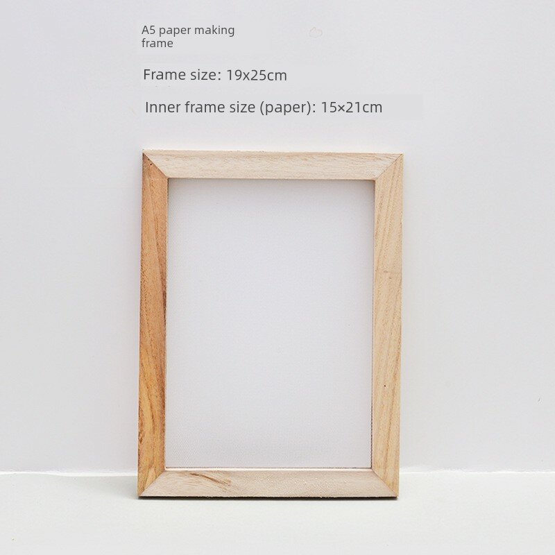 Рамка для изготовления бумаги A5, 19x25 см, для детского крафта DIY, деревянный традиционный инструмент