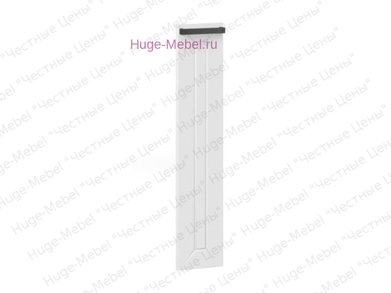 Кухонный фасад Ф-168 холст белый (Альфа) Huge Mebel . Ширина 196 Высота 712. Кухонные фасады