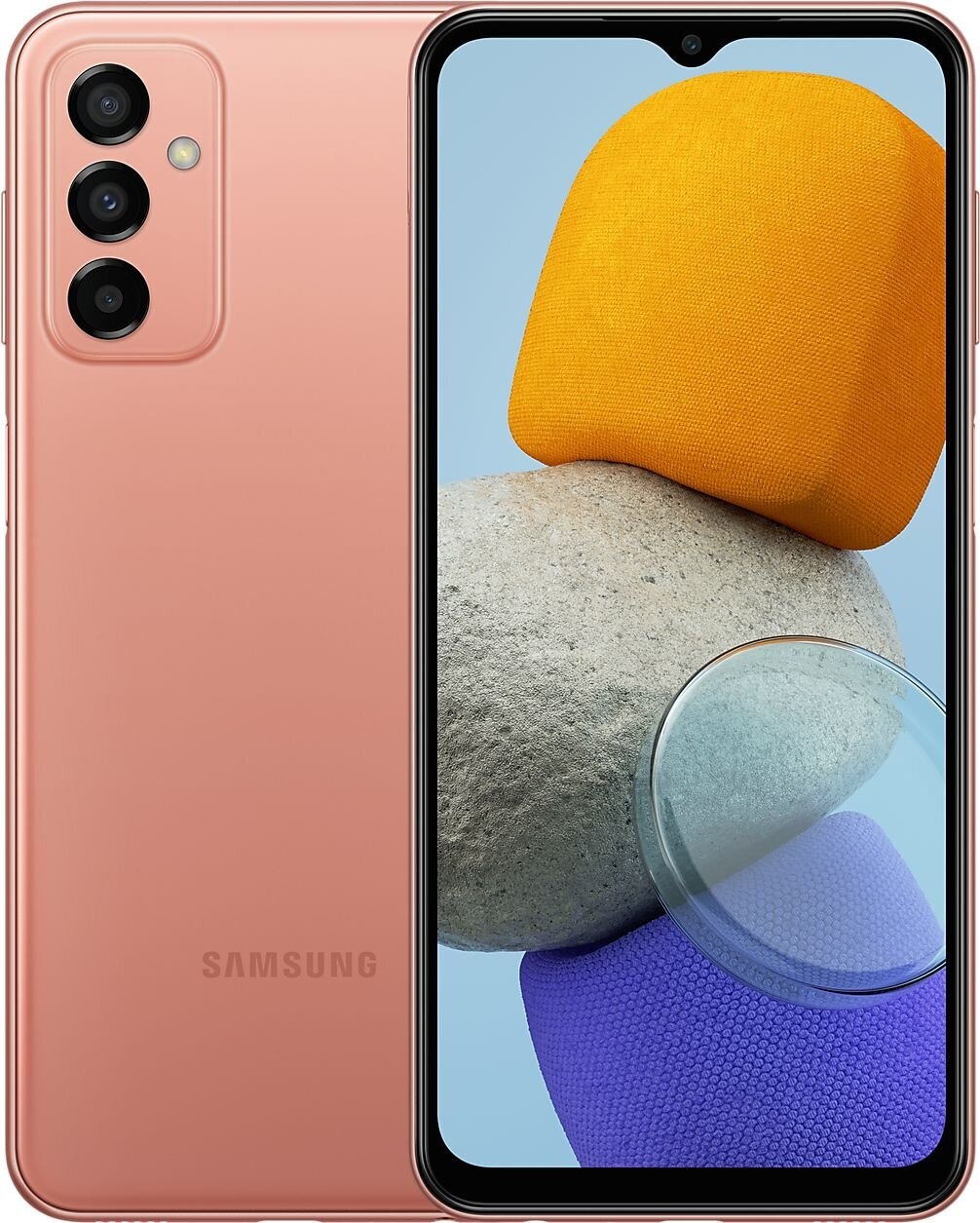 Смартфон Samsung SM-M236 Galaxy M23 128Gb 6Gb FM розовое золото моноблок 3G 4G 2Sim 6.6" 1080x2408 A