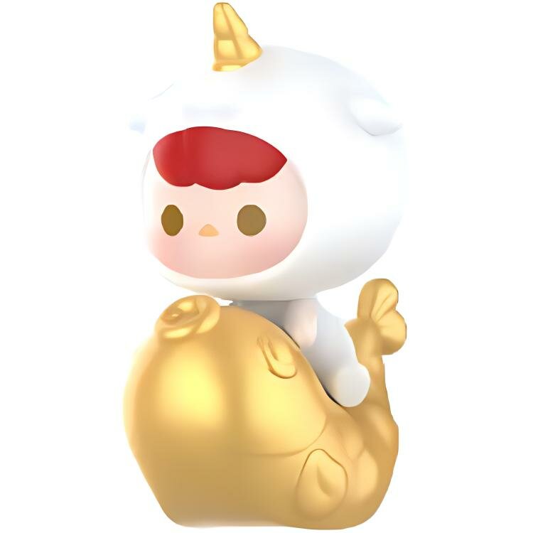 Коллекционные фигурки унисекс POP MART Encounter Koi Fish Collection, Confirmed-Gold Fortune Koi Fish (Open)