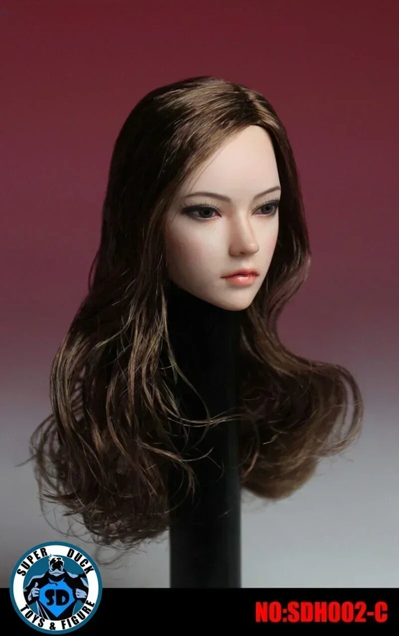 Скульптурная модель головы Pale Girl 1/6 для кукол солдатиков SDH002C Pale