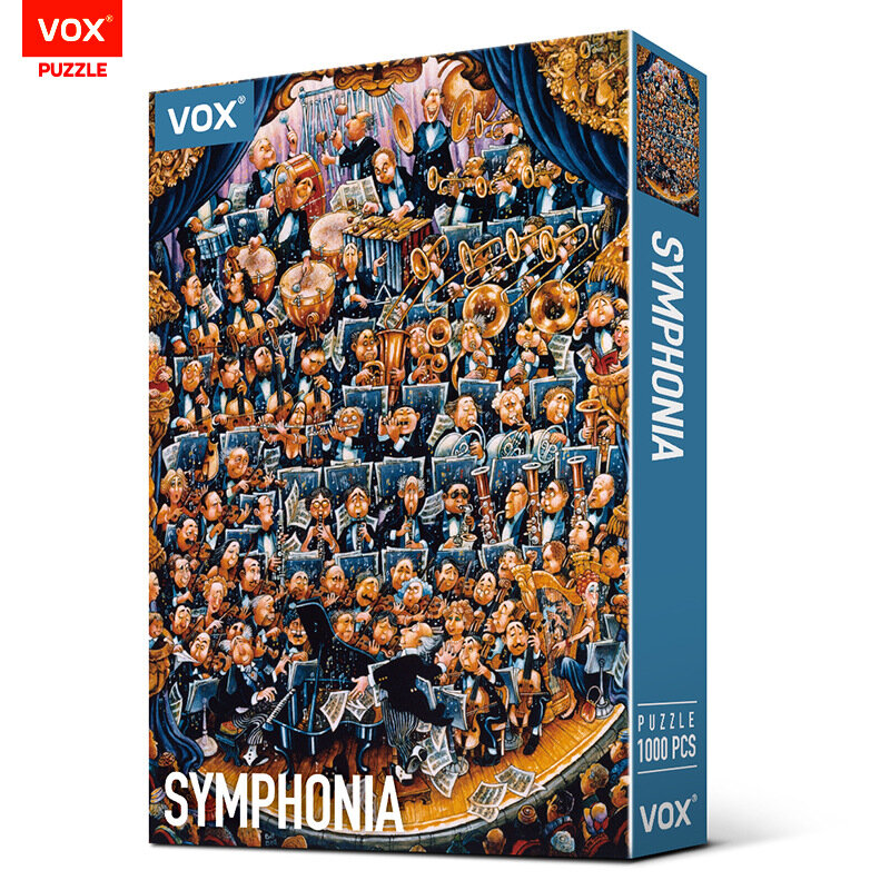 Пазл VOX 1000 деталей для взрослых, игрушка для снятия стресса, BILL BELL Creation