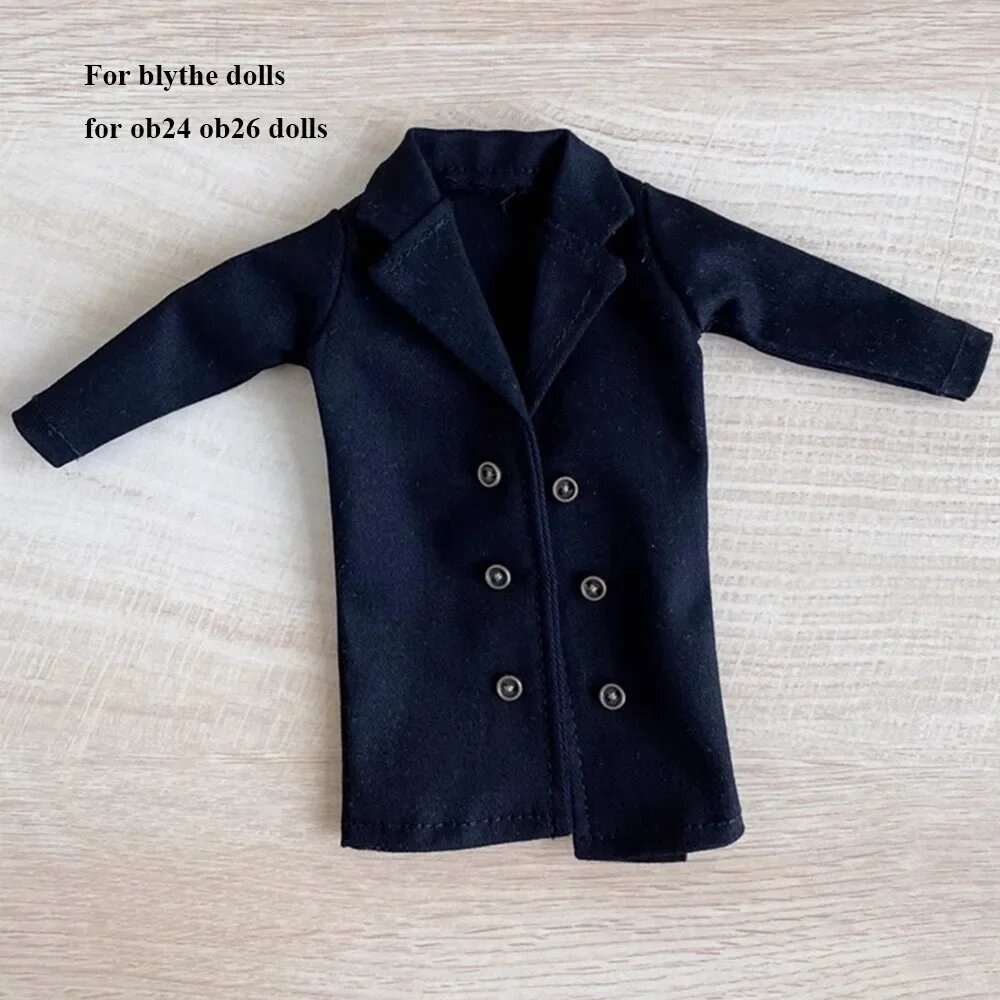 Темно-синий плащ для Blythe ob24 ob26
