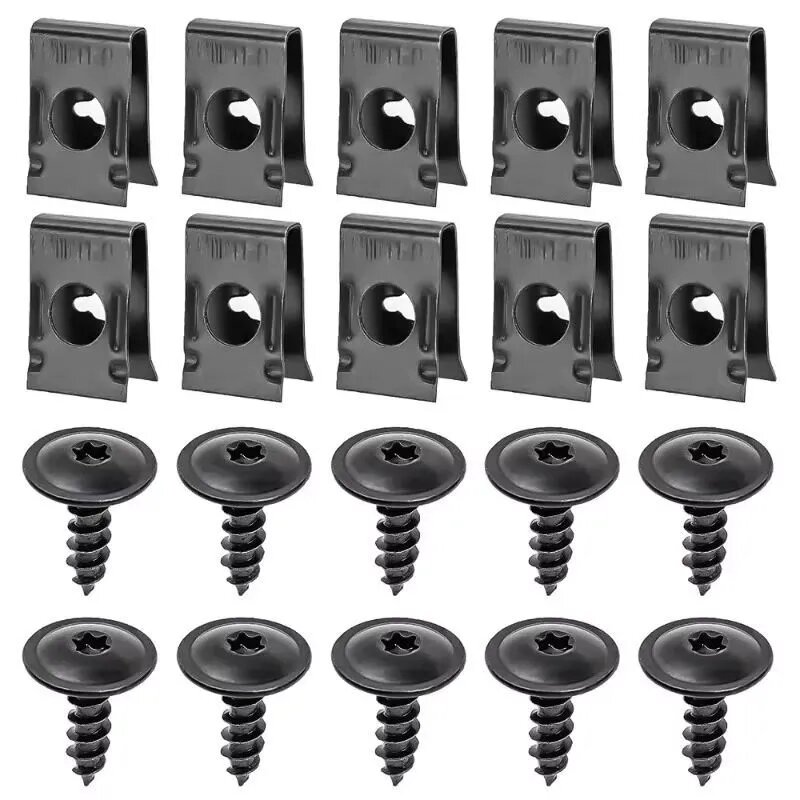 Болт 17 мм, головка: Круглая, 20 шт. 40 г