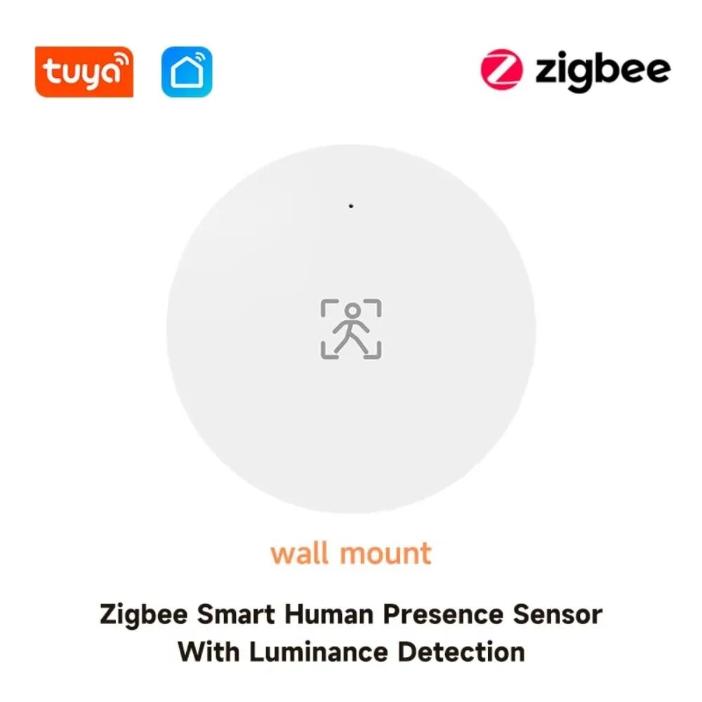 Датчик присутствия человека Tuya ZigBee, детектор человеческого луча, высокоточный радар, датчик статического обнаружения движения