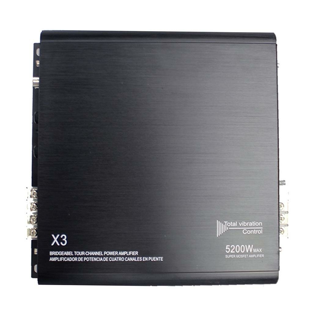 Усилитель мощности для авто 2 канала 5200 Вт