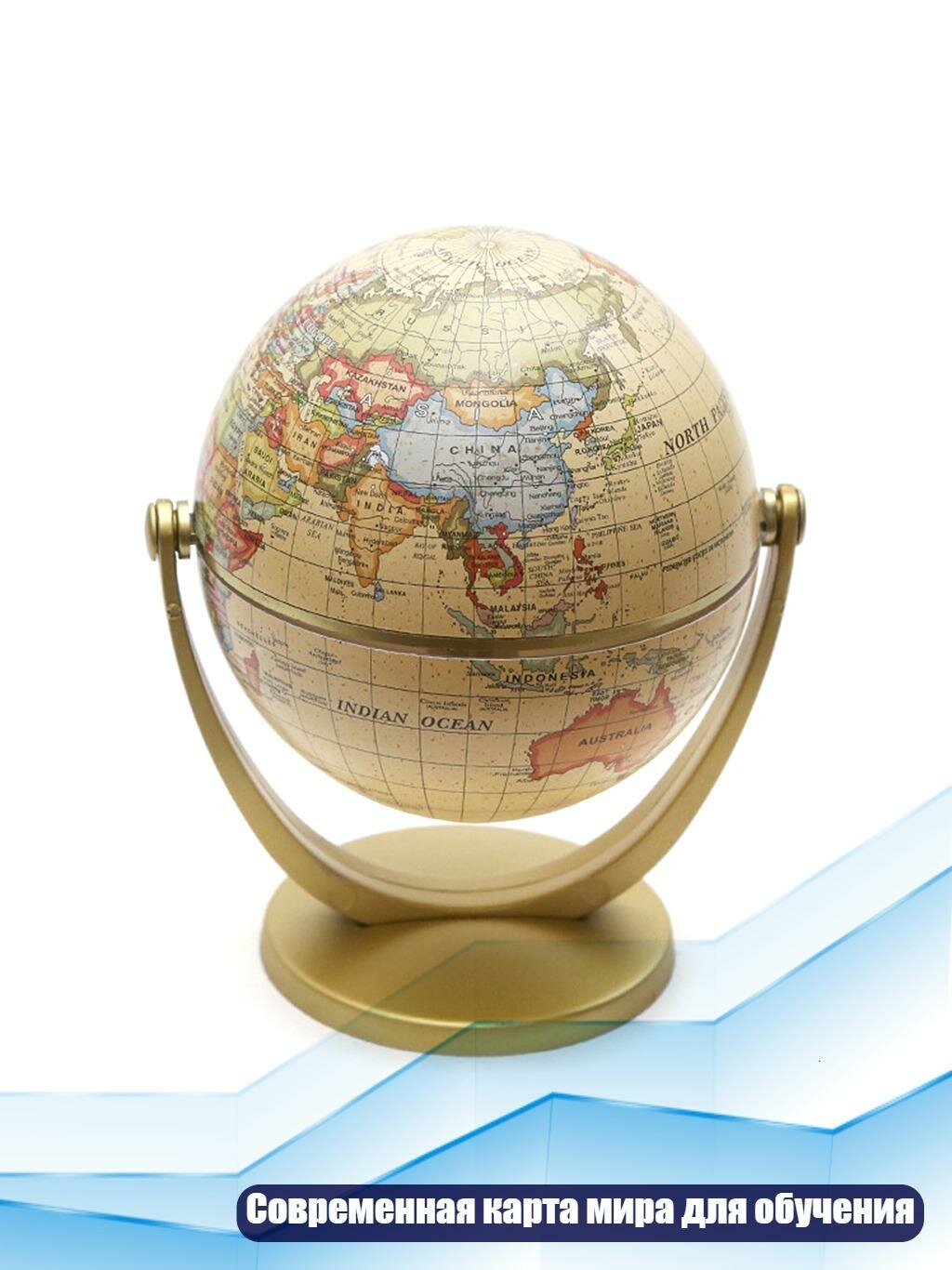 Глобус винтажный английский