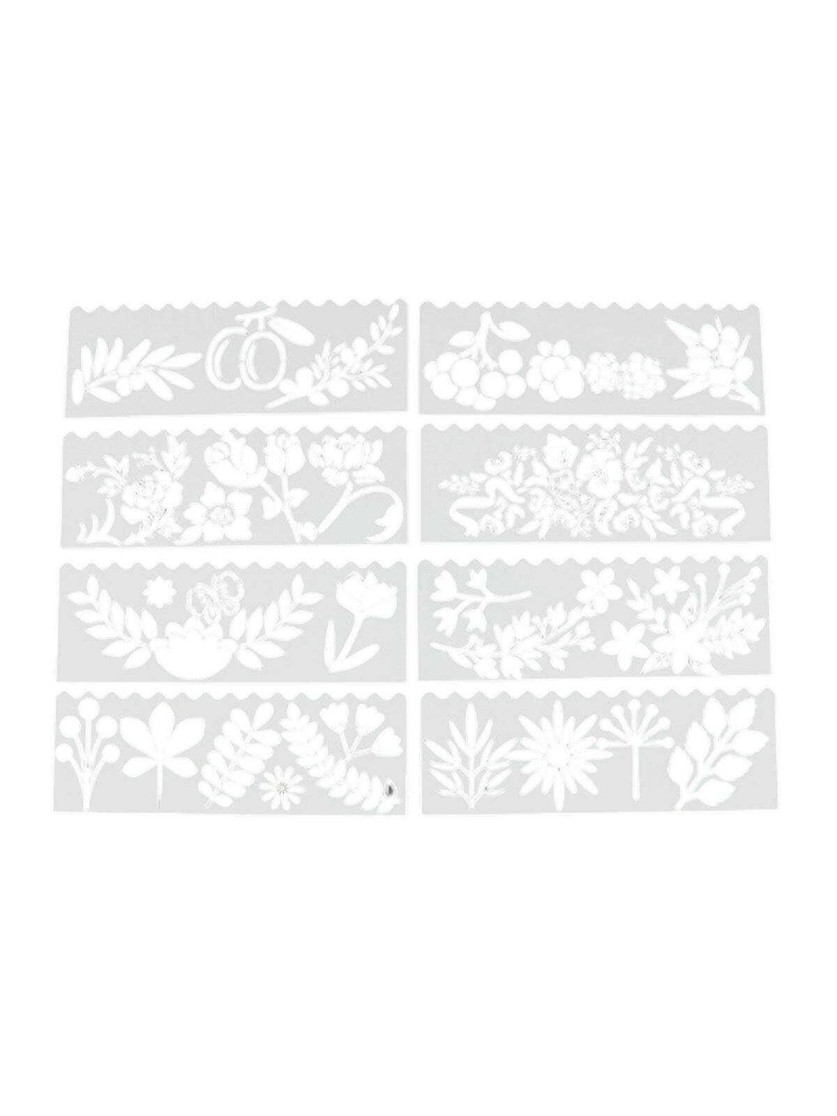 Набор из 8 руководств по рисованию трафаретов для детских творческих проектов Художественный класс