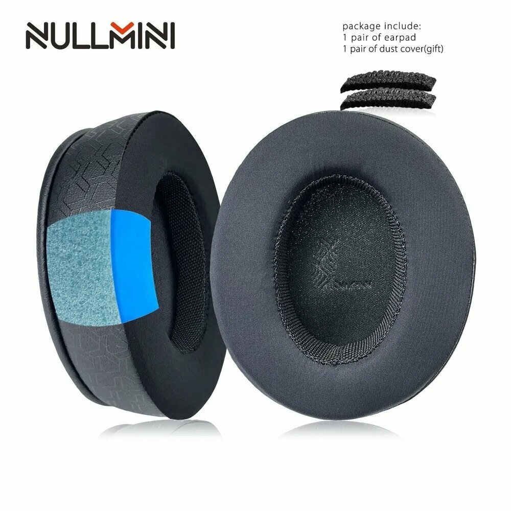 NullMini Сменные амбушюры для Fifine H6 H8 наушников Охлаждающий гель Губка памяти Ушная