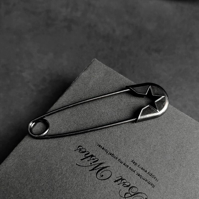 Большие ретро-булавки для одежды, металлические английские булавки, регулируемая булавка для джинсов, платьев, шарфов