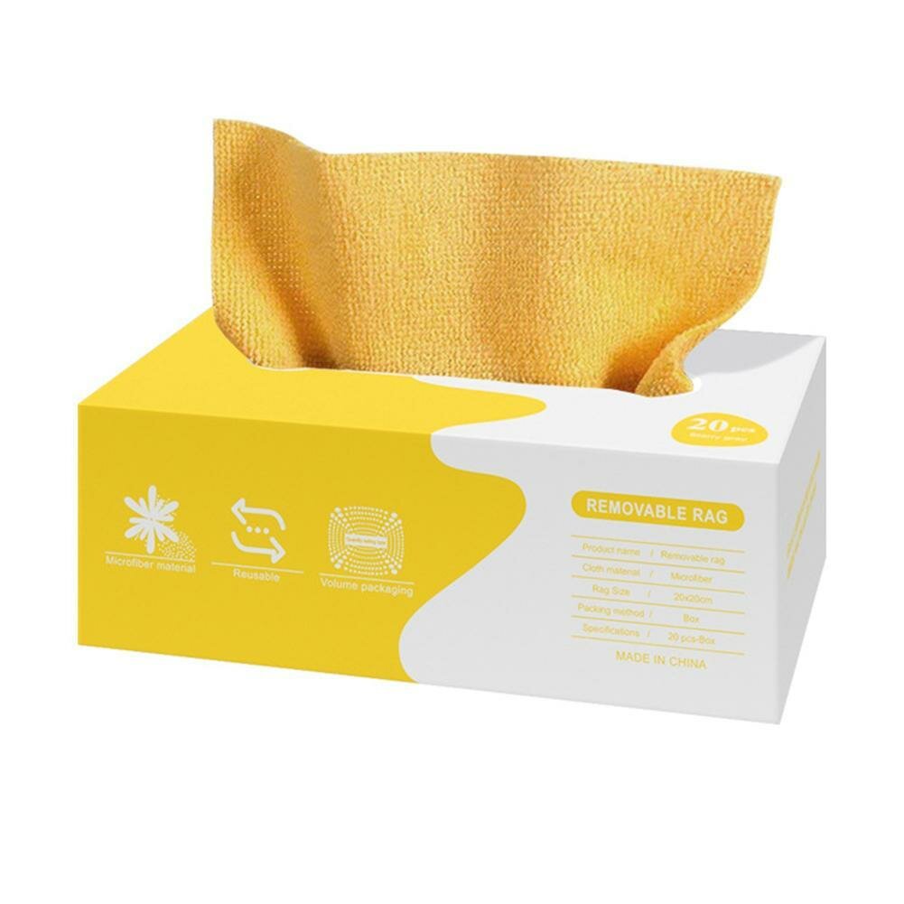 Кухонные полотенца для мытья посуды, одноразовые и многоразовые, из микрофибры для удаления жира, без ворса