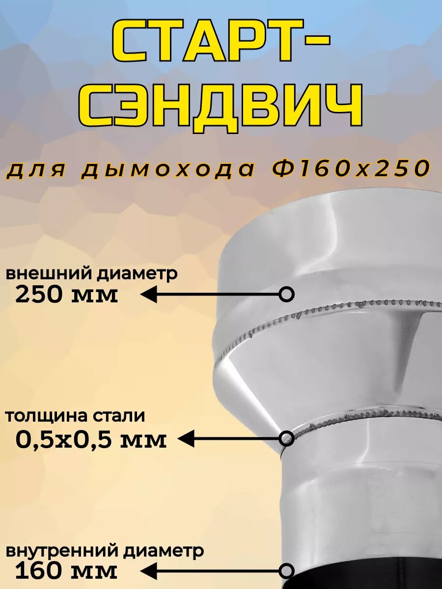 Старт-сэндвич Ф 160х250 (430/0,5х0,5)