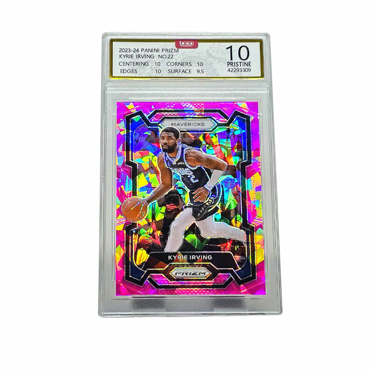 Панини Ирвинг Игрок Карта 23Prizm Cracked Ice Коллекция Сертифицированные Карты 1 Упаковка