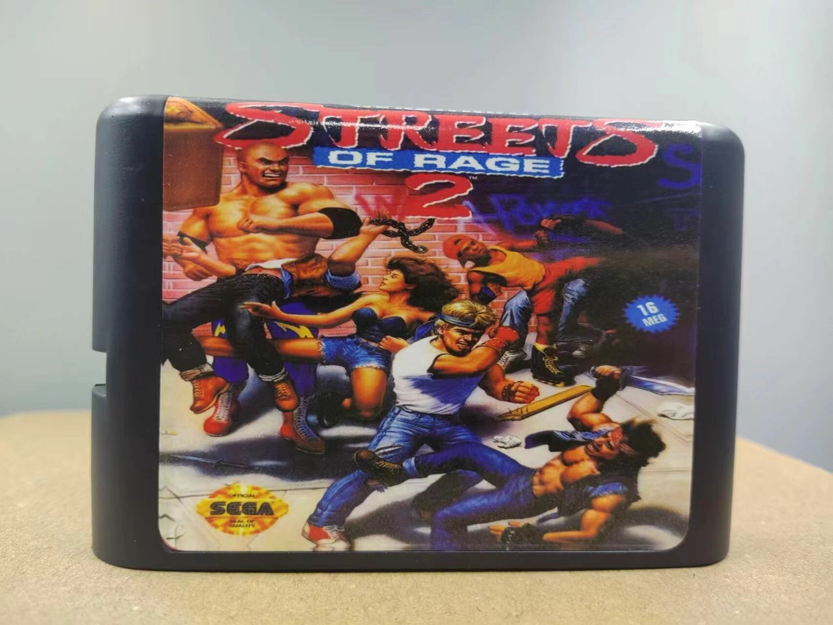 Kартридж для сеги для приставки 16 bit : STREETS OF RAGE 2 - Русская версия (без коробки)