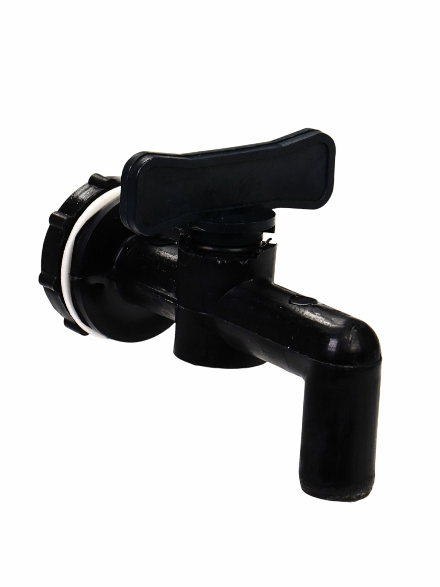 Кран для бака, бочки, канистры, d=20 мм, пластиковый, коричневый, 3 шт.