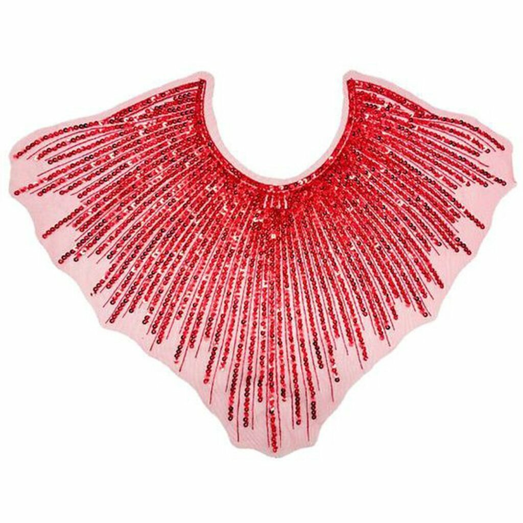 Универсальный вышитый воротник Легкий Новый женский модный воротник с пайетками