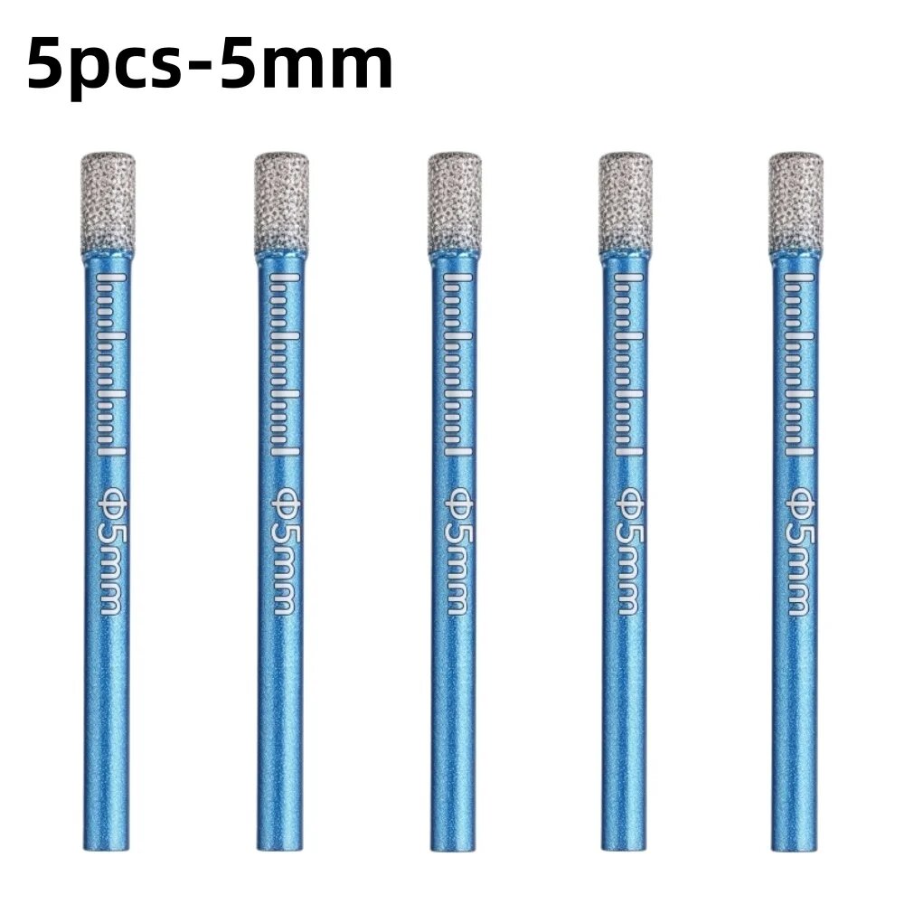 Алмазное Сверло Для Сухой Резки Керамогранита, Керамики, Мрамора, Гранита, Кольцевая Пила 5-16 Мм, С Круглым Хвостовиком