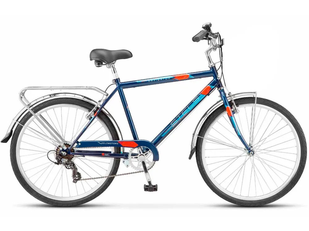 Велосипед STELS Avangard 250 , колесо 26",7 скоростей, стальной каркас, синий