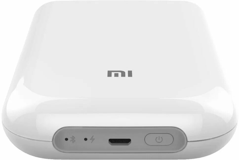 Мини-принтер TEJ4018GL, Цветной - портативный фотопринтер, печать через Bluetooth, белый — фото 1