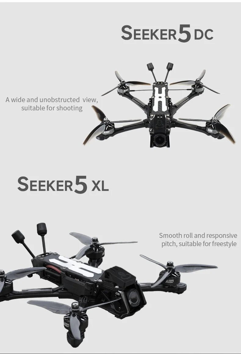 DeepSpace SEEKER5 GPS, DC Analog ELRS — фото 1