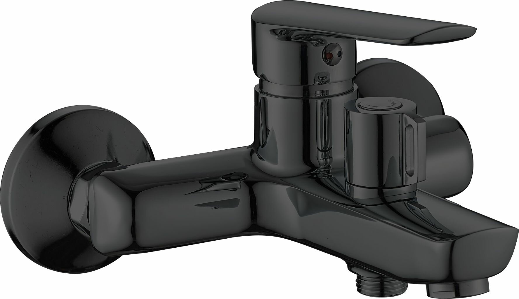 Смеситель для ванны с коротким изливом ESKO LIGA Black