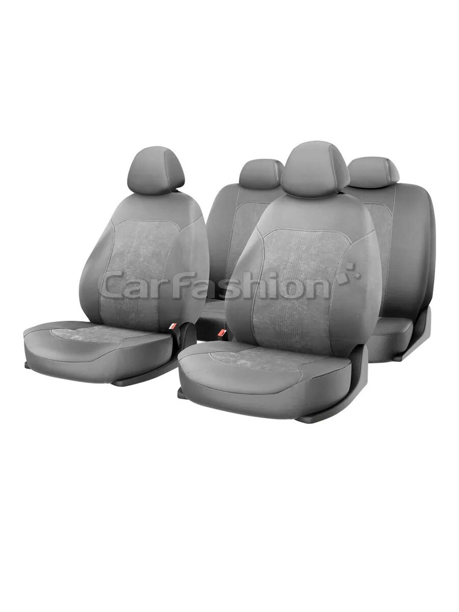 Чехлы CarFashion Trend Plus, серые