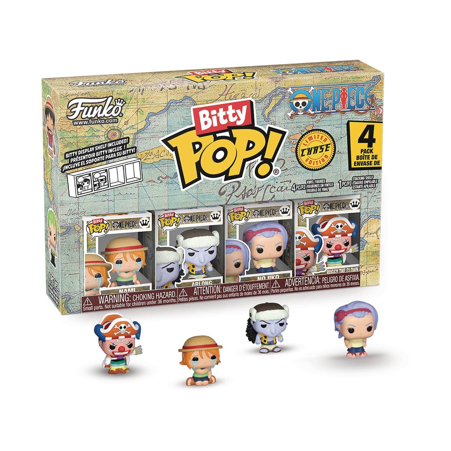 Набор фигурок Funko POP! Bitty One Piece - Nami 86893 Ван-Пис, 4 шт — фото 1