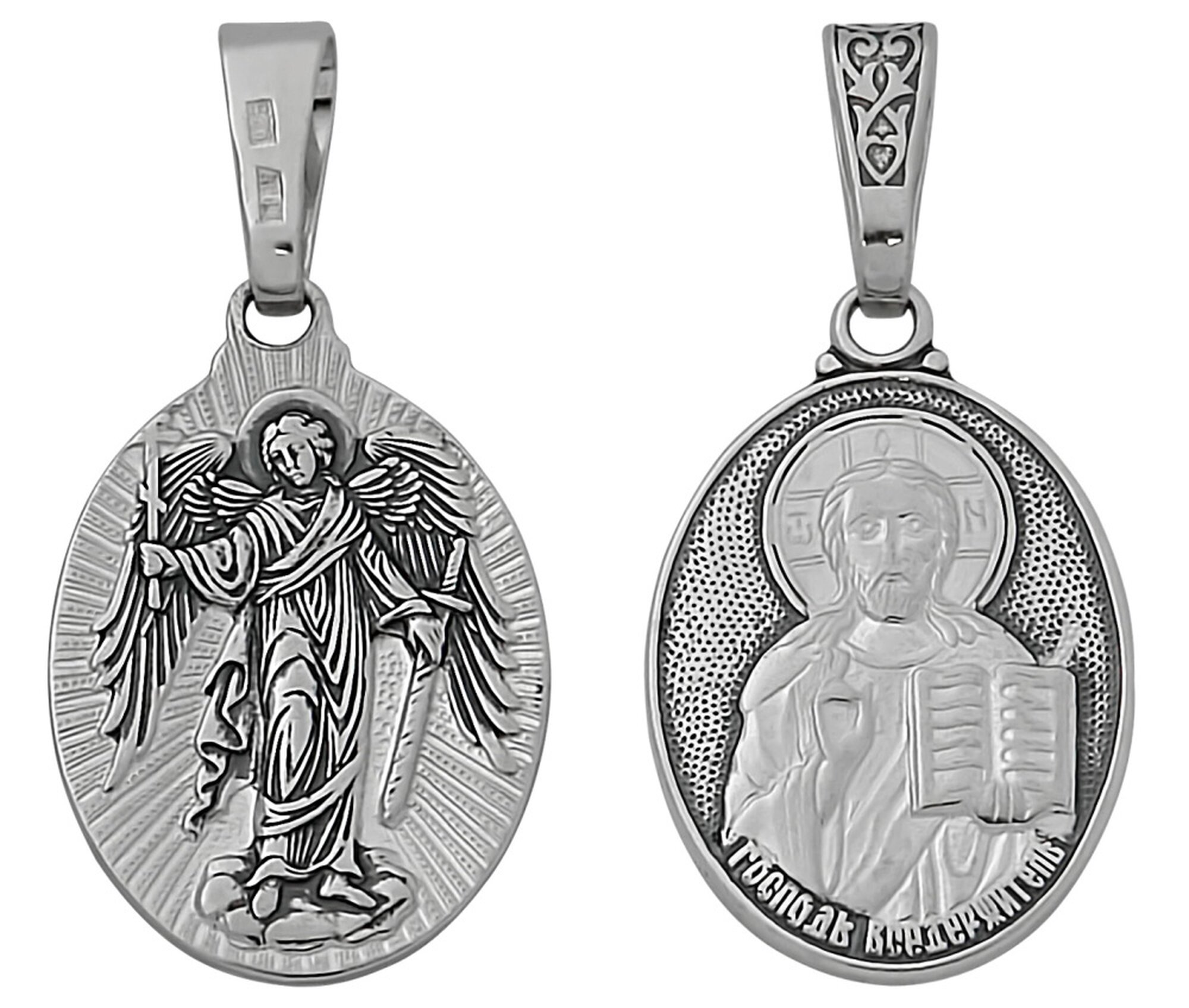 Подвеска, серебро, 925 проба, чернение