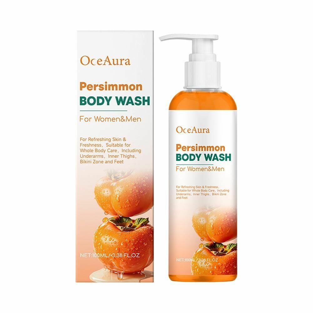 AceAura Гель для душа Kakishibu Body Soap с экстрактом хурмы и гиалуроновой кислотой, 100 мл.