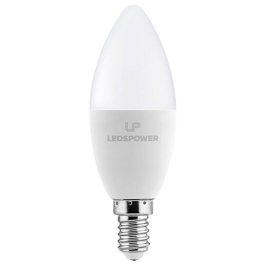 Лампа светодиодная LEDS POWER C37 E14 6Вт 4000K 006703