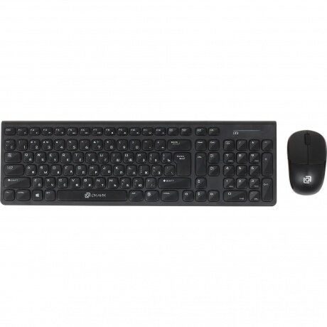 Набор клавиатура+мышь Oklick 220M черный