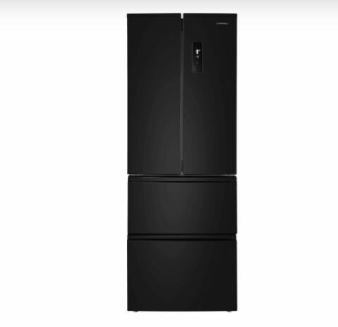 Холодильник Side-by-Side Maunfeld MFF180NFBE01, черный