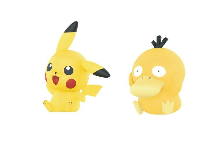 POP MART Mystery Boxes Пикачу Тарепанда сидячая поза, Confirmed-Pikachu Sitting+Psyduck Sitting (Open)