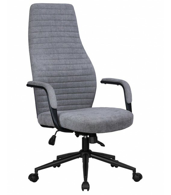 Офисное кресло для руководителей DOBRIN LOKI LMR-134BL (серый)