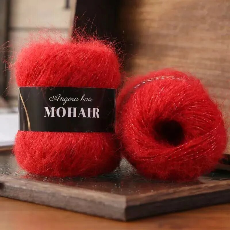 Пряжа из альпаки и мохера, для свитера ручной работы, сделай сам,1 кусок,25 г
