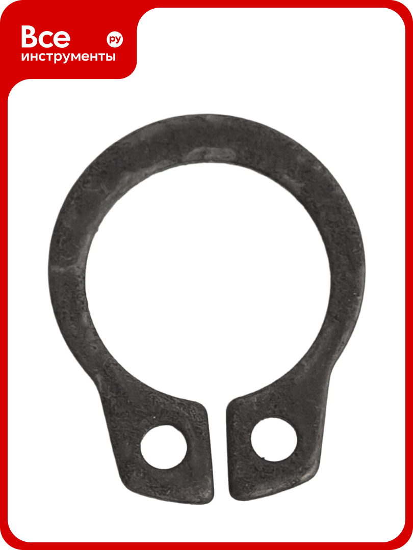 Кольцо стопорное ЦКИ DIN471 D 8, наружное, 25 шт 608430733, стальная с оксидированным покрытием, для фиксации валов