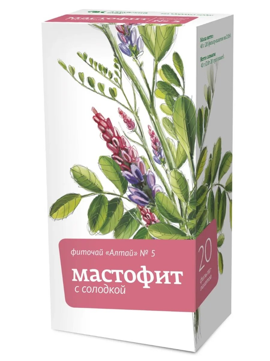Фиточай алтай № 5 мастофит солодка 2 гр 20 шт. ф/п
