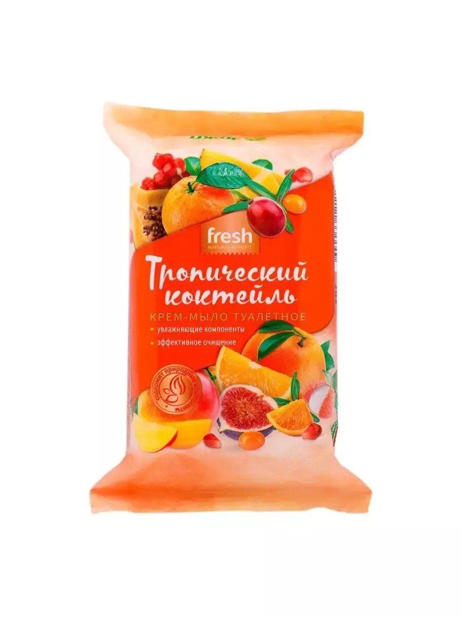 Туалетное крем-мыло Fresh Тропический коктейль 90 г