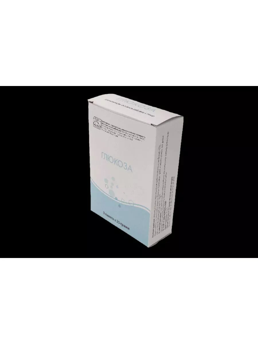 Глюкоза 3 шт. пакет массой 25 гр порошок-2шт.
