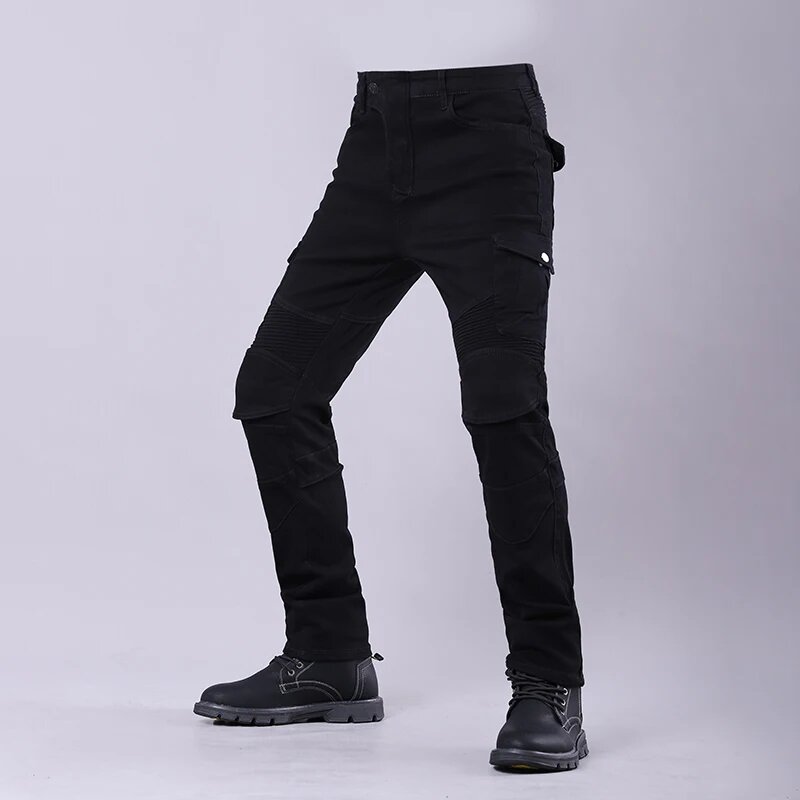 Новые мотоциклетные брюки для езды на открытом воздухе, мужские и женские Черный, XXL, Black NO gear