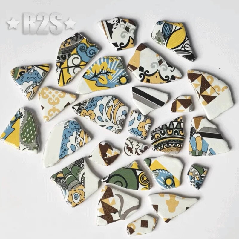 100 г овальная керамическая мозаичная плитка, разноцветная мозаика, мозаика «сделай сам», камни для рукоделия, хобби, искусства, домашнее украшение для стен arte