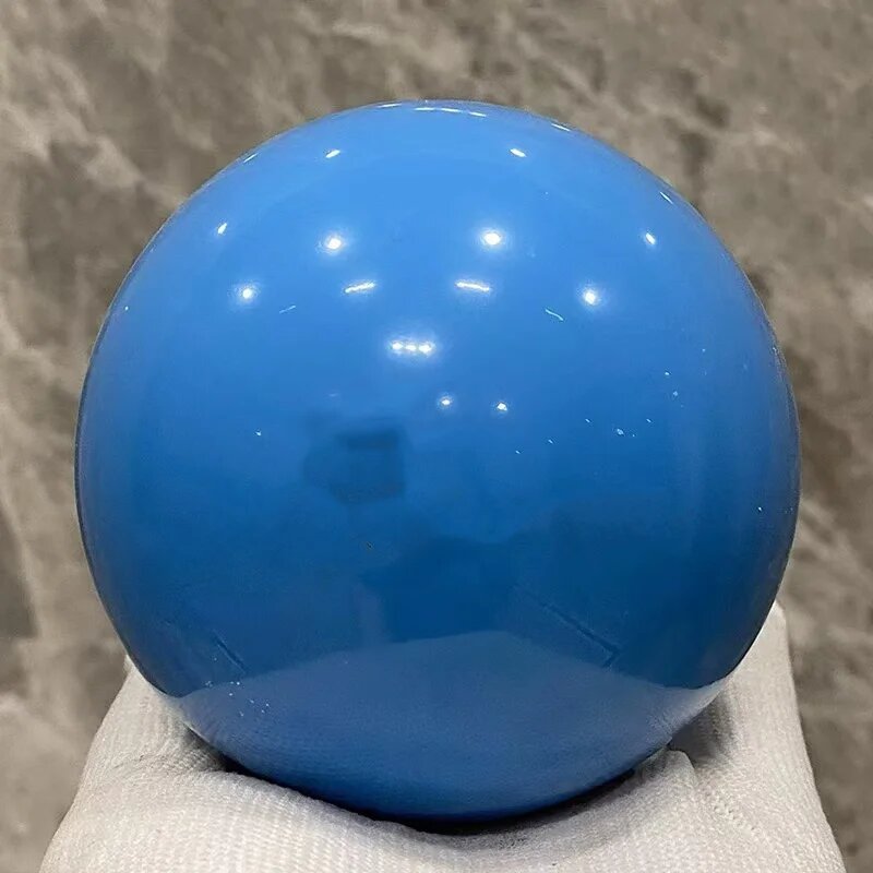 Синий декоративный шар 76mm, sky blue