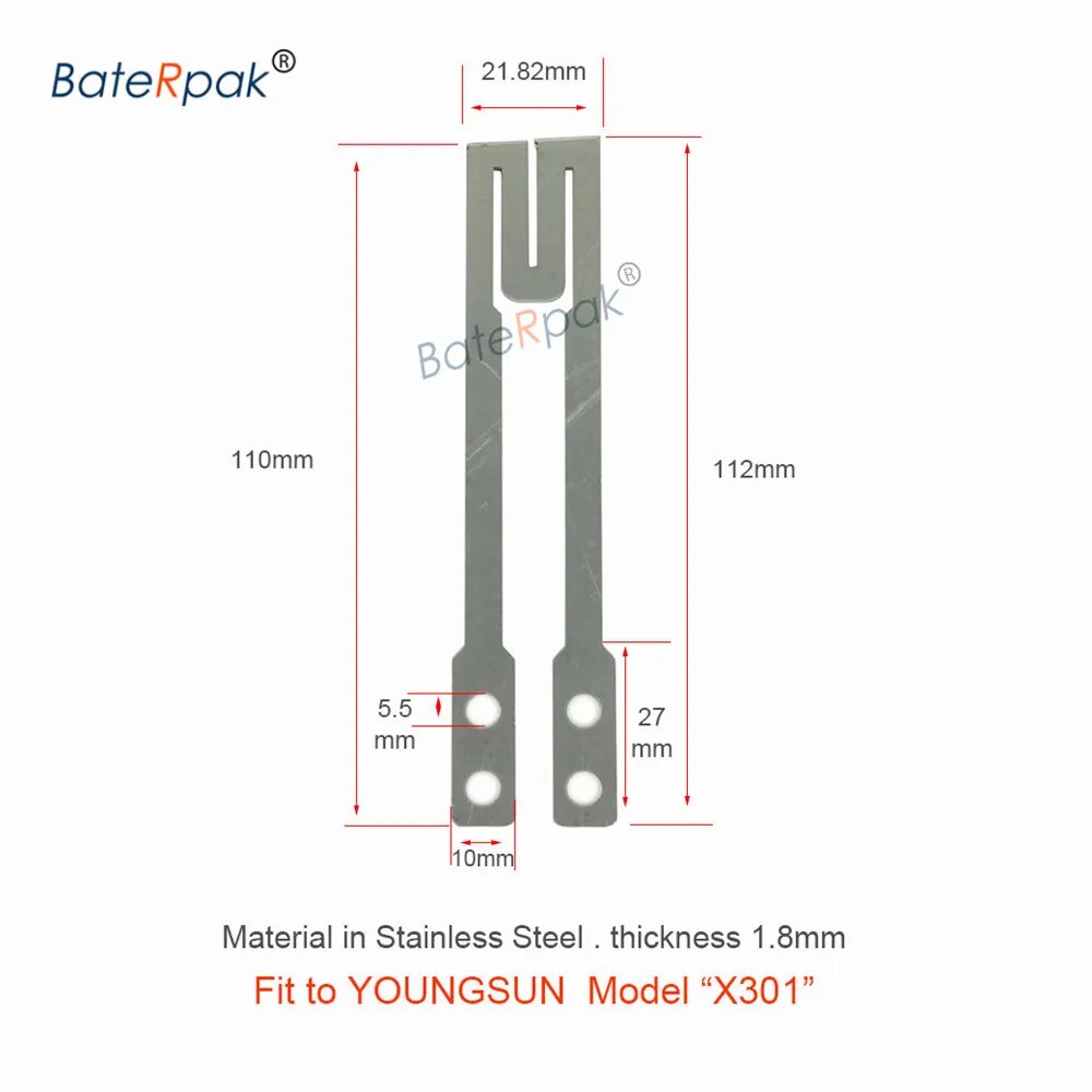 Головка нагревательная BateRpak YOUNGSUN X301, 1шт