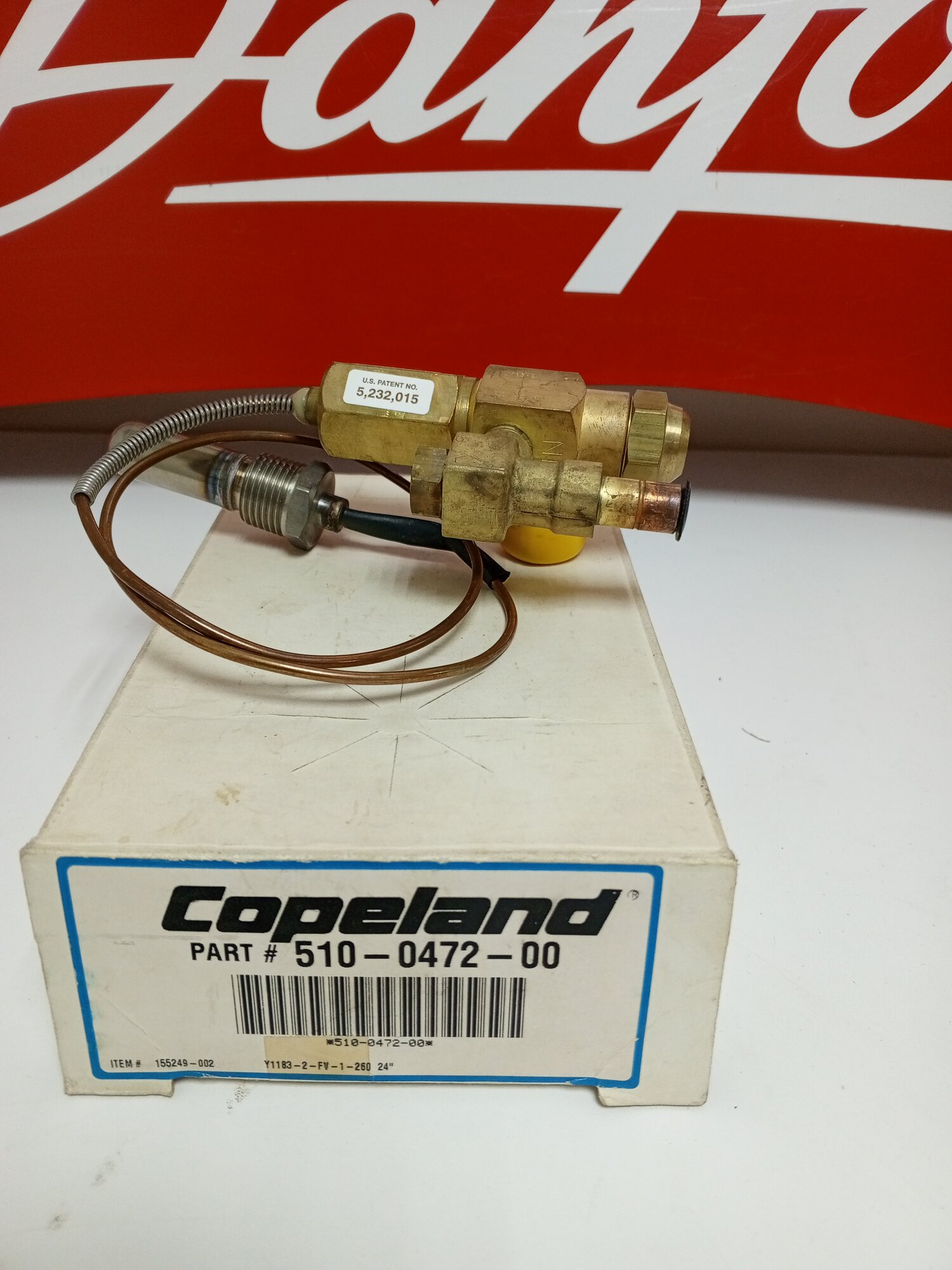 Вентиль DTC для компрессора Copeland ZF09-ZF18 Артикул: 510-0472-00 Copeland