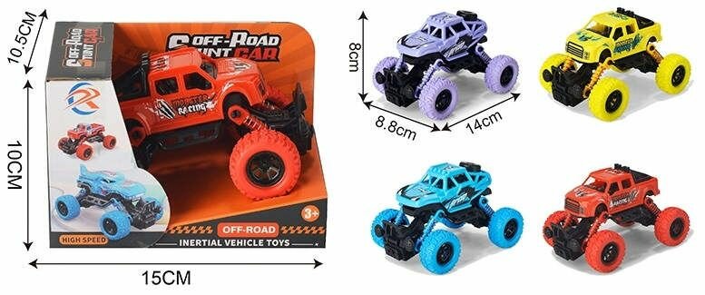 Внедорожник POWER 15/SPEED 18 инерционный с амортизаторами в
